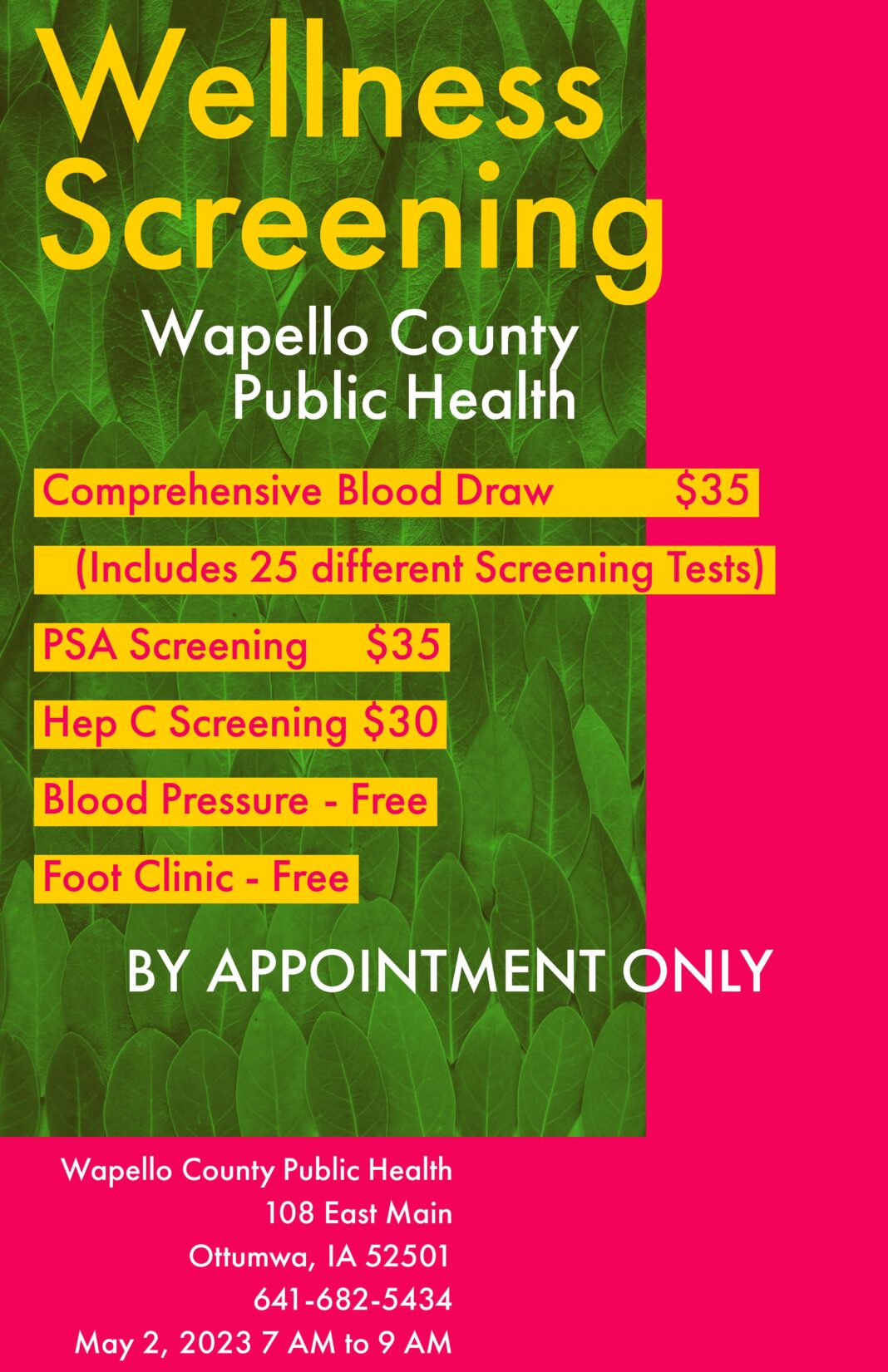Wellness Screening - Ottumwa Radio