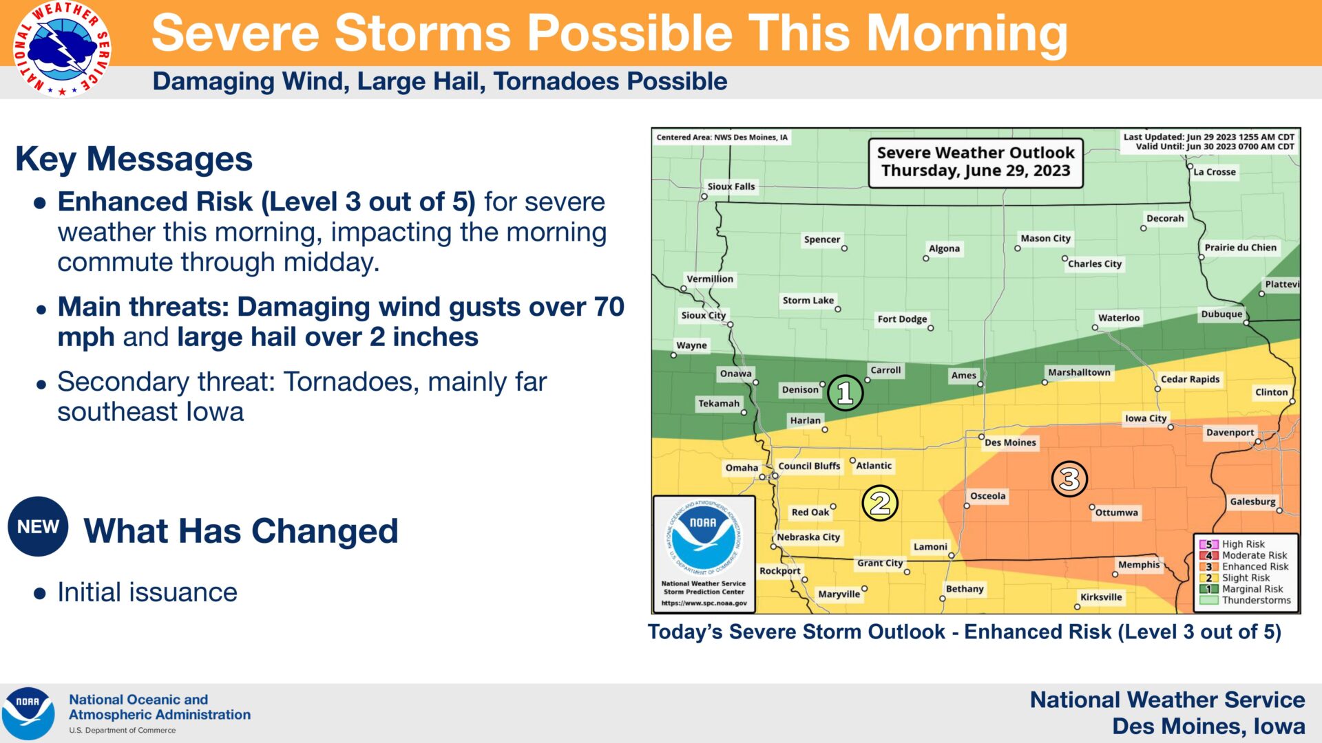 Severe Storms Across Southern Iowa This Morning - Ottumwa Radio