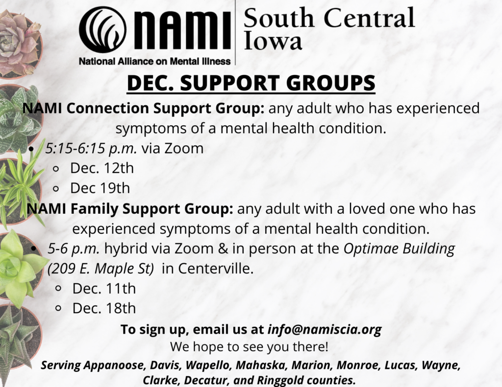 NAMI Family Support Group - Ottumwa Radio