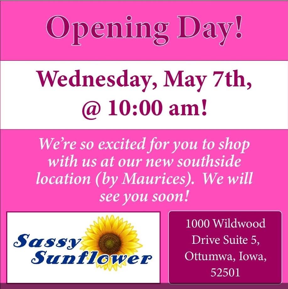 Sassy Sunflower Boutique is Opening in a New Spot - Ottumwa Radio
