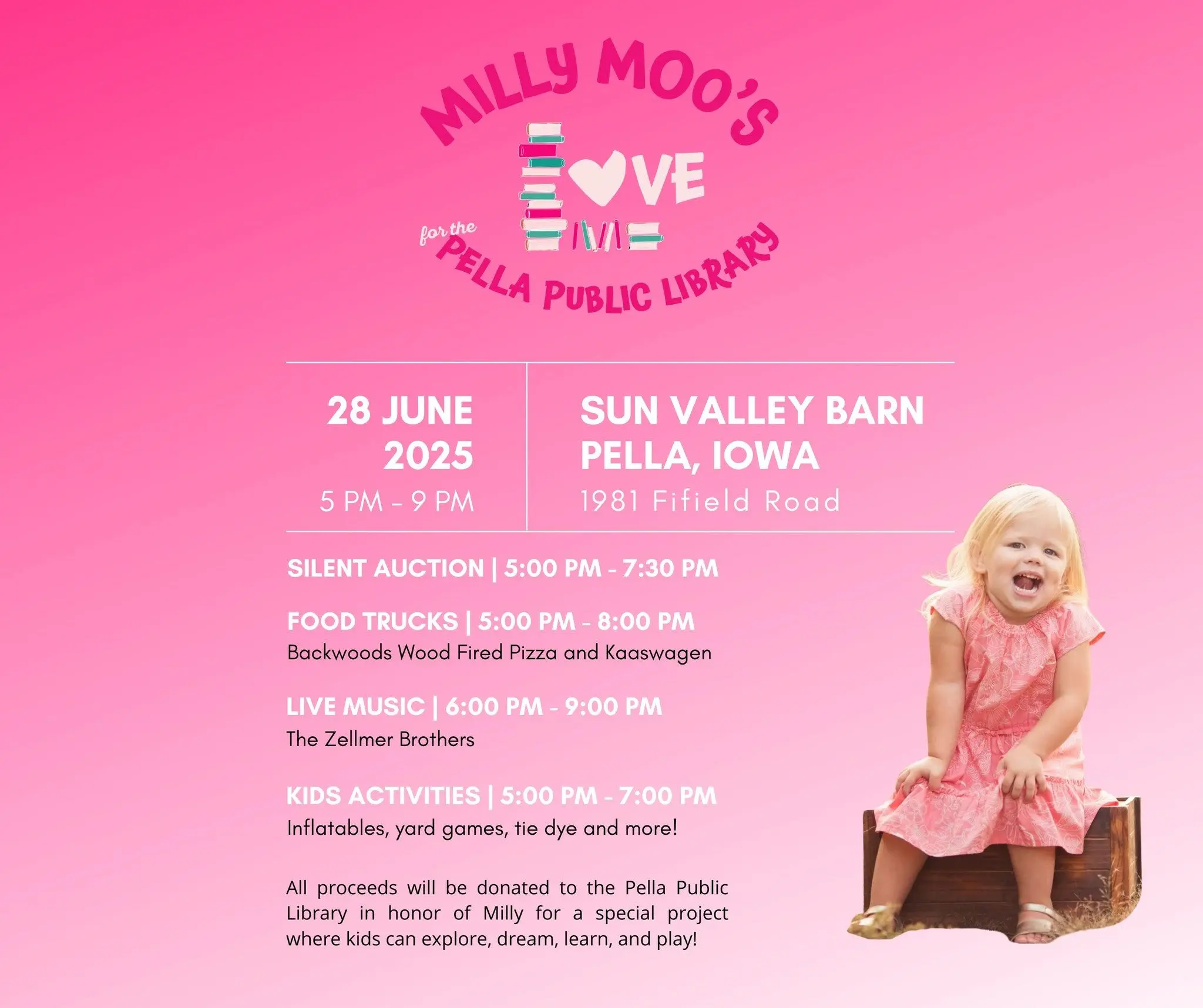 Milly Moo's Love for the Pella Library - Ottumwa Radio