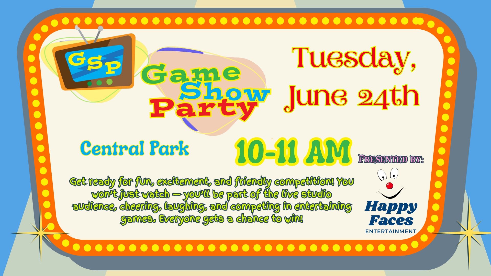 Game Show Party @ Central Park - Ottumwa Radio