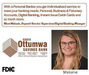 South Ottumwa State Bank - Meet Melanie - Square - Ottumwa Radio